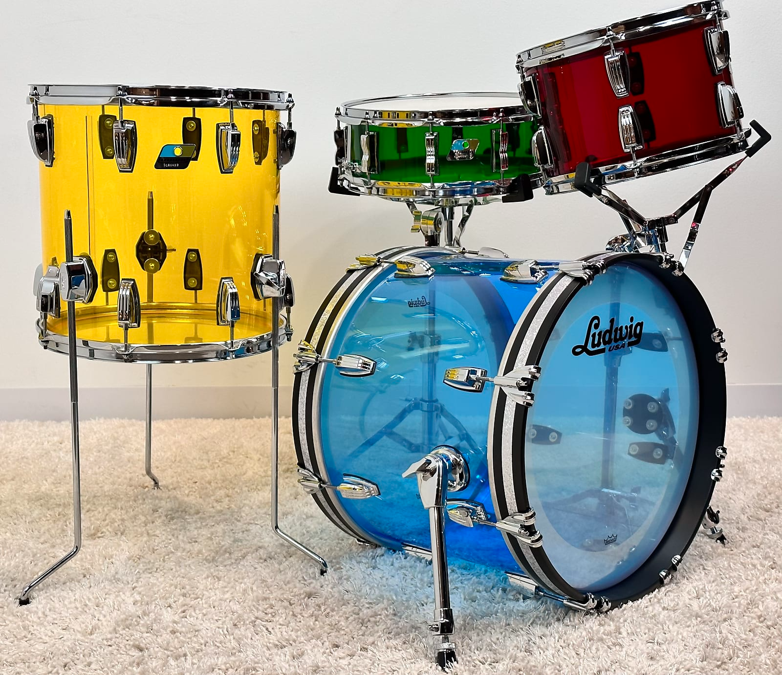 Ludwig Jellybean Vistalite – Huyền Thoại “Nhựa Trong Suốt” Trở Lại ...