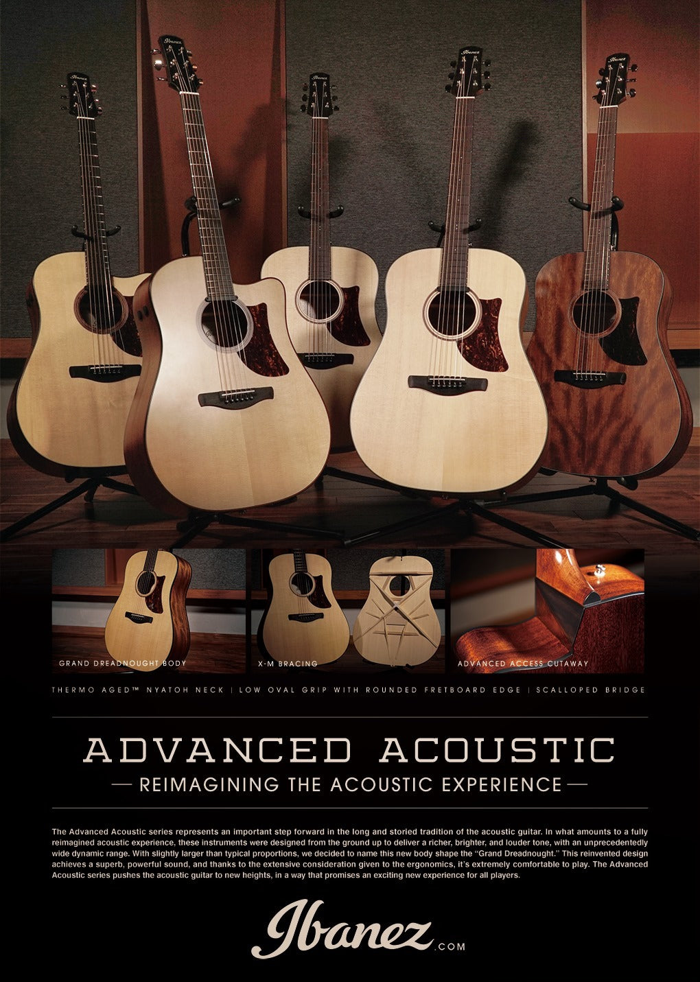 Ibanez Advanced Acoustic Series – Mai Nguyên Music