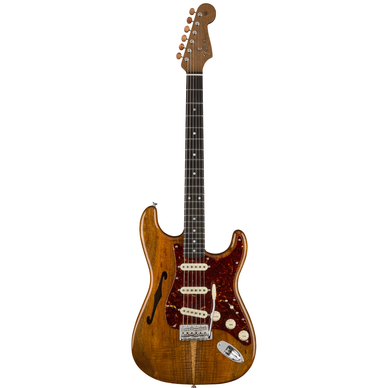 Fender Custom Shop Artisan Koa Thinline Stratocaster – Mai Nguyên Music