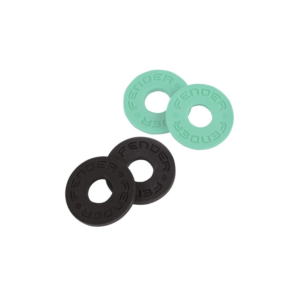 Fender Strap Blocks 4 Pack, 2 Black / 2 Surf Green – Mai Nguyên Music
