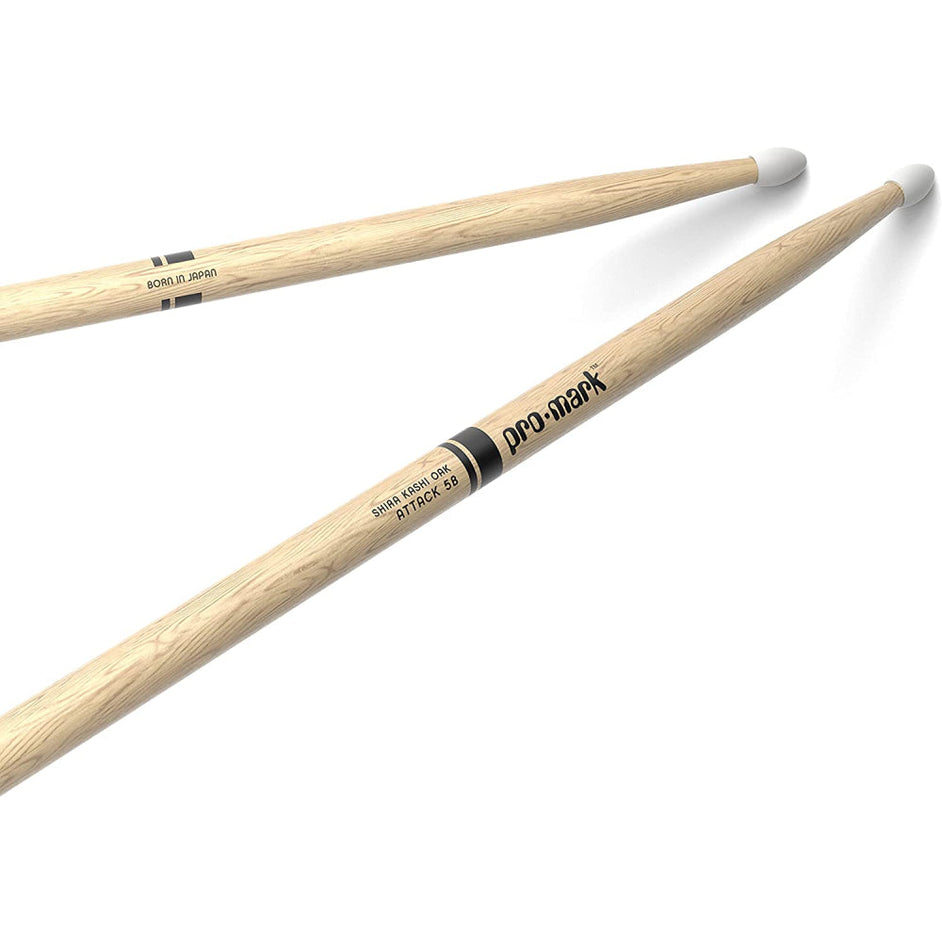 Promark PW5BN Shira Kashi Oak 5B Drumsticks, Nylon Tip – Mai Nguyên Music