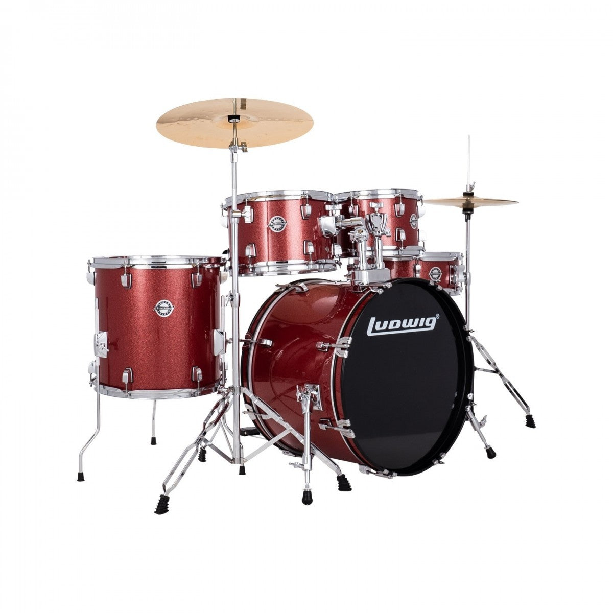 Trống Cơ Ludwig Accent 22" Drive 5-Pc Complete Shell Pack (22"/10"/12 ...