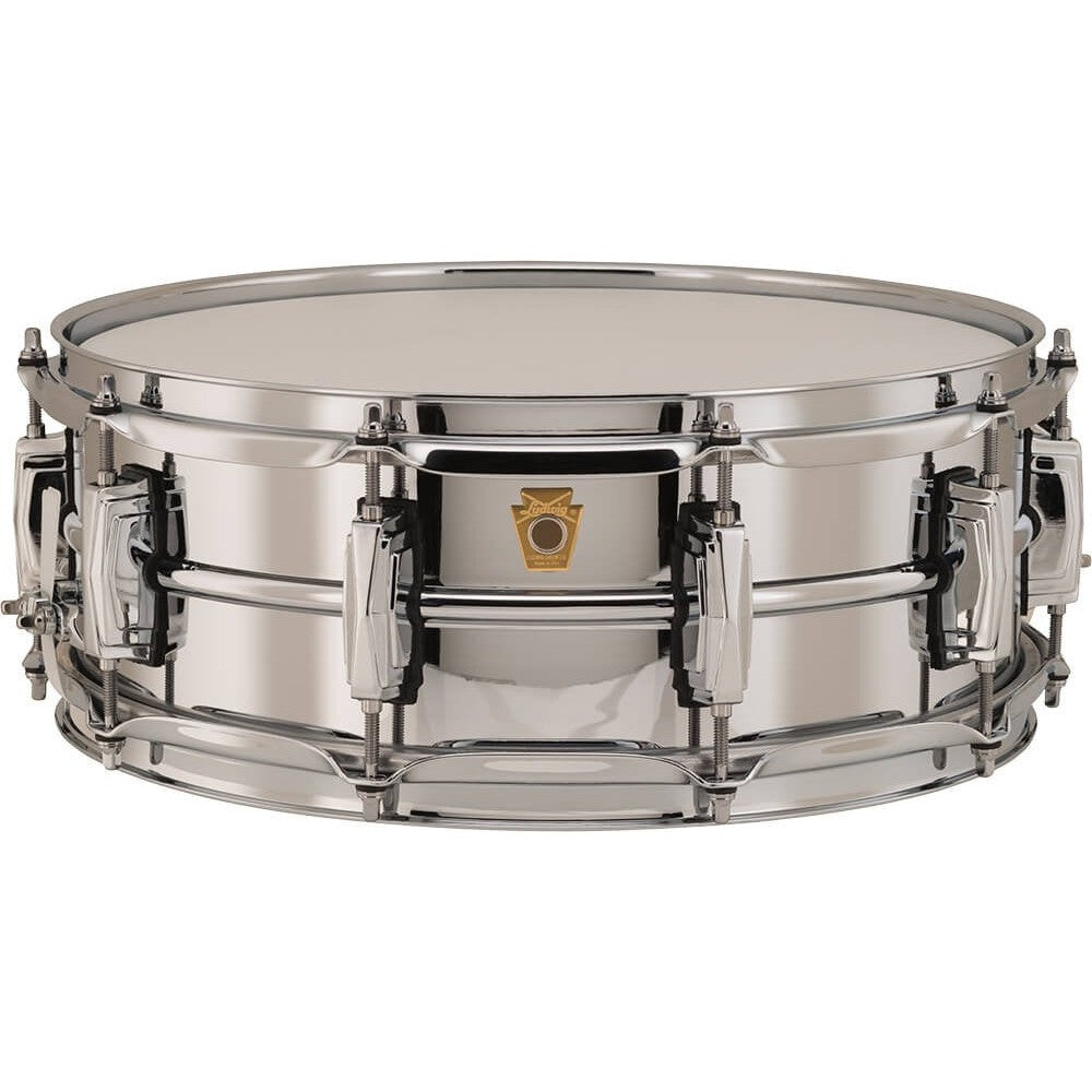Trống Snare Ludwig LB400B 14"x5" Chrome Over Brass – Mai Nguyên Music